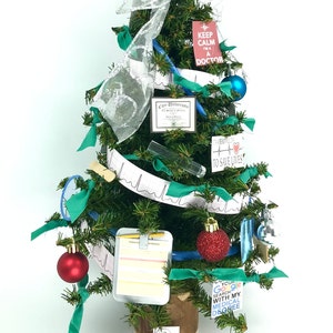 Doctor / Primary Care Physician 18" Themed Christmas Tree - Etsy