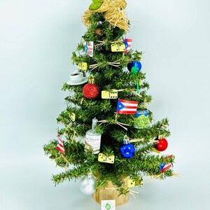 Puerto Rico / Puerto Rican Themed 18" Christmas Tree - Etsy