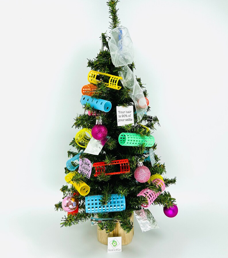 Hair Salon / Hair Stylist / Hairdresser Themed 18" Christmas Tree - Etsy