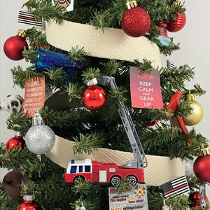 Firefighter Themed 24 Christmas Tree - Etsy