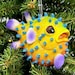 Fun Puffer Fish Ornaments (2 Color Variations) - Etsy