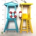 Lifeguard Tower Station With Lifesaver Ornament - Etsy