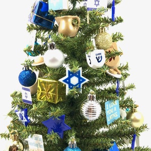 Chanukah Bush / Hanukkah Themed 24 Christmas Tree - Etsy