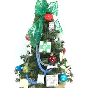 Pharmacist / Pharmacy Themed 18" Christmas Tree - Etsy