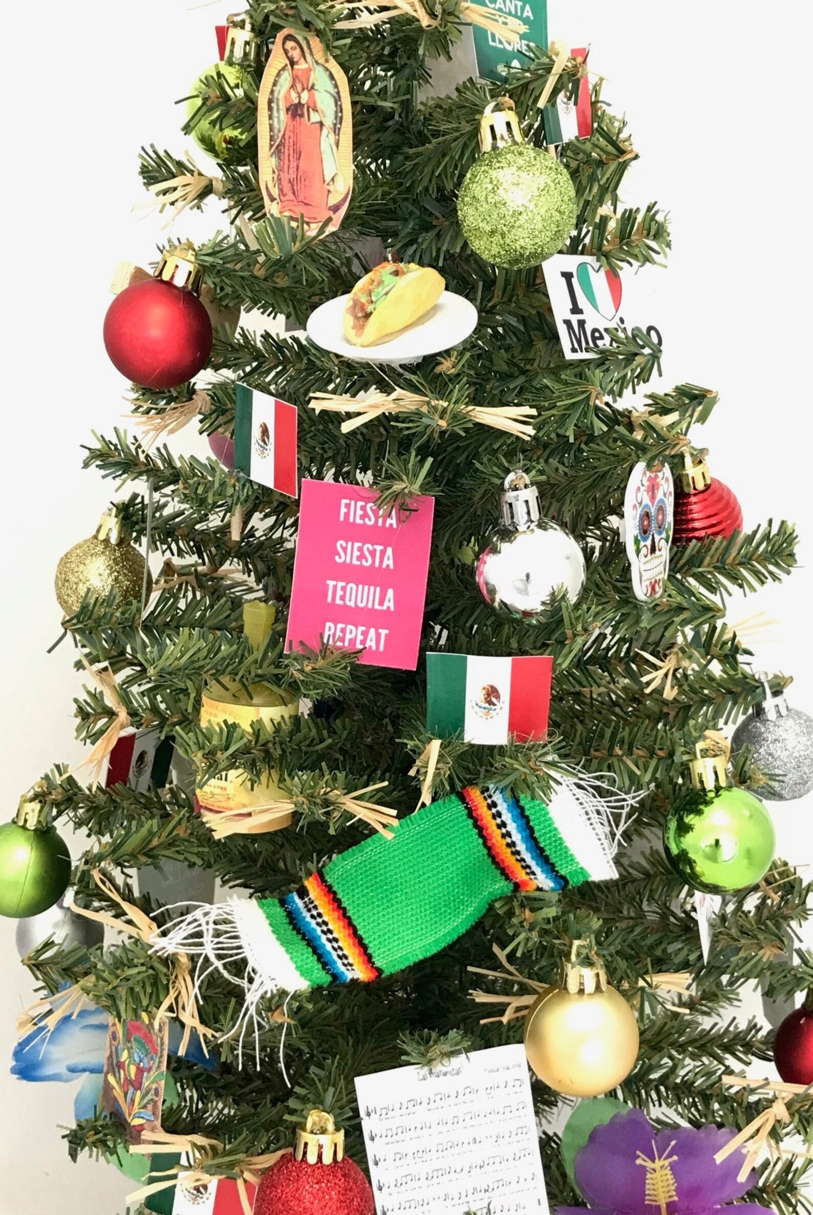 Large Mexican Themed Christmas Tree - Etsy