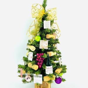 Wine / Wine Lover Themed 18" Christmas Tree - Etsy