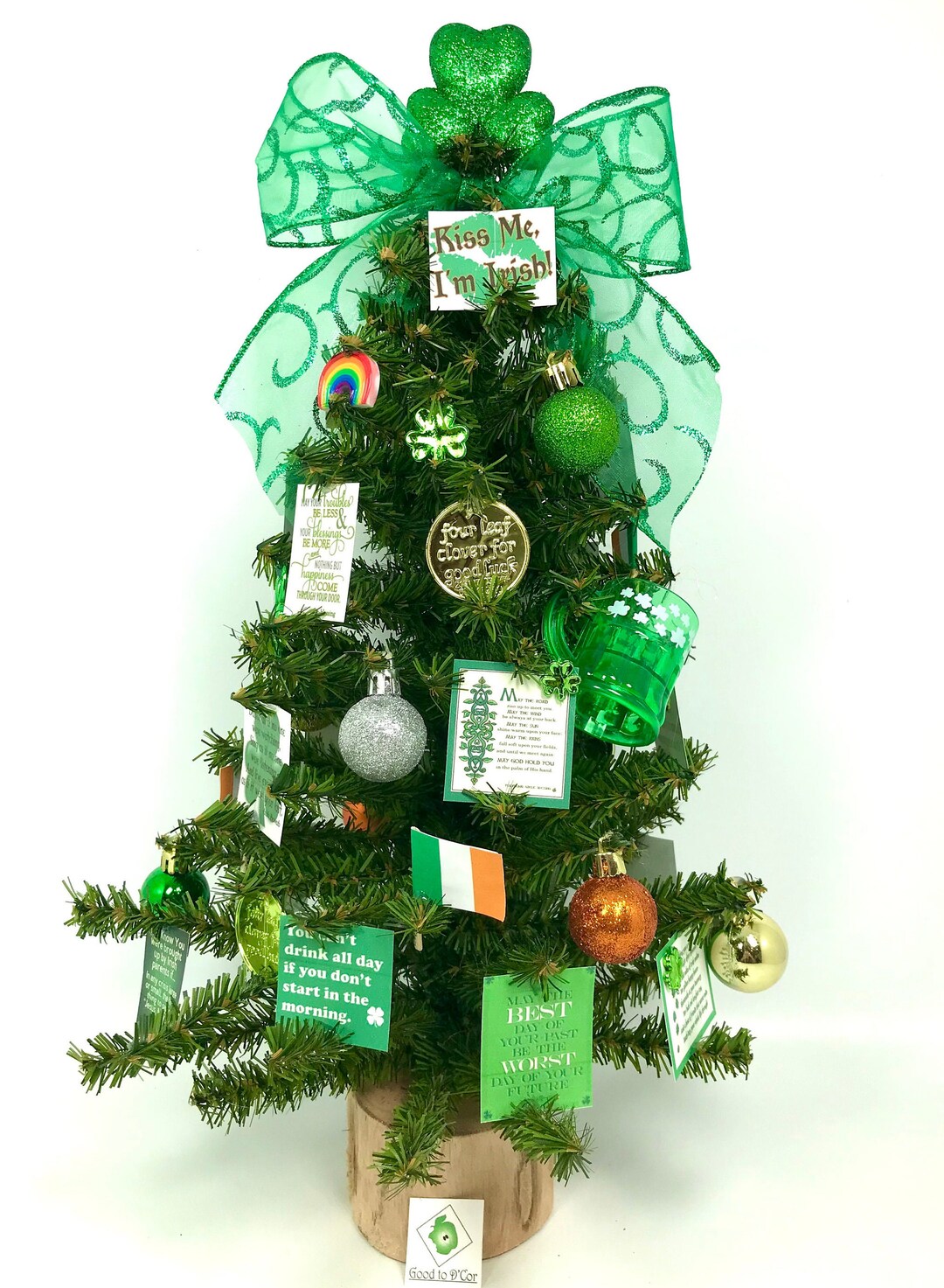 Ireland / Irish Themed 18" Christmas Tree - Etsy