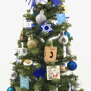 Chanukah Bush / Hanukkah Themed 24 Christmas Tree - Etsy