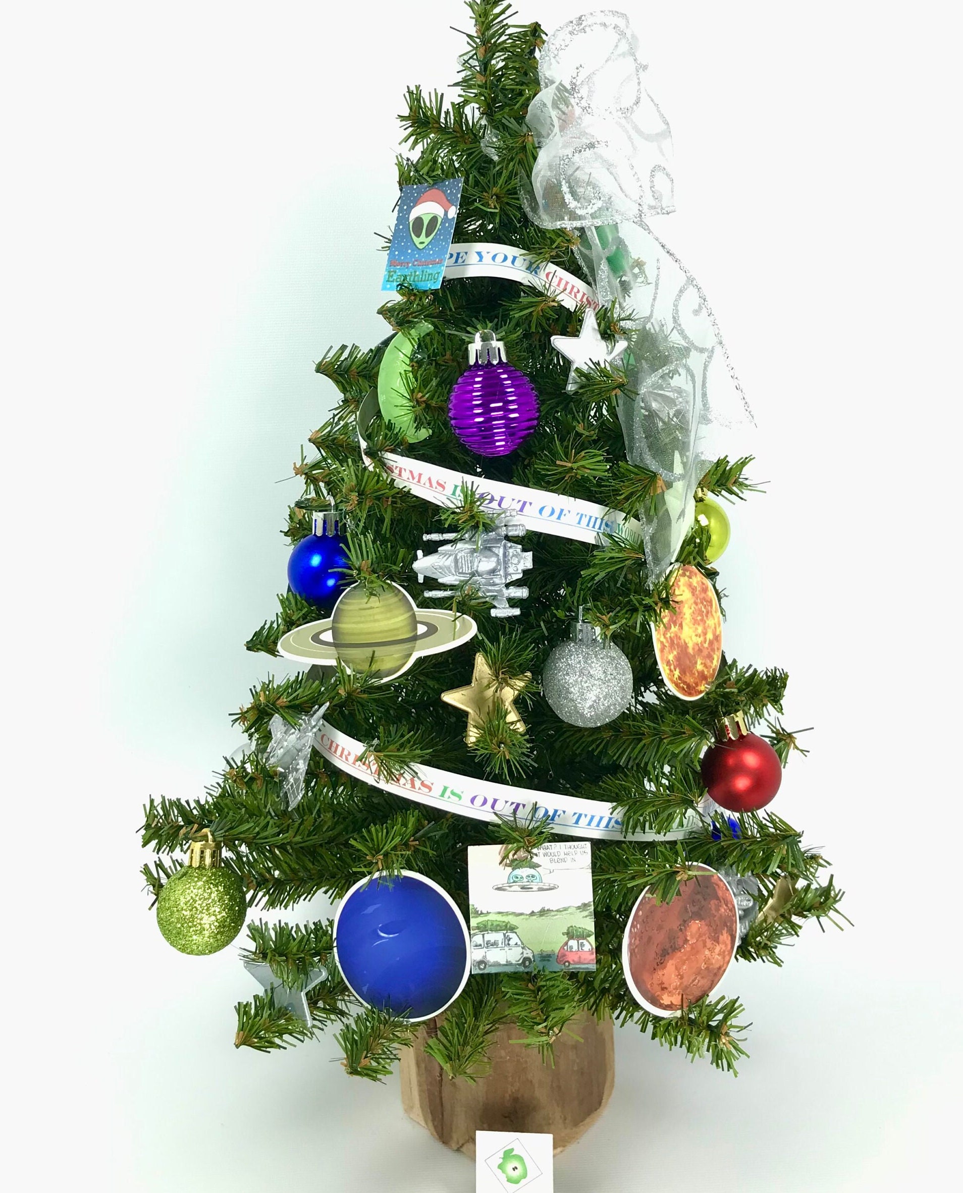 Space / Alien / Astronomy Themed 18" Christmas Tree - Etsy