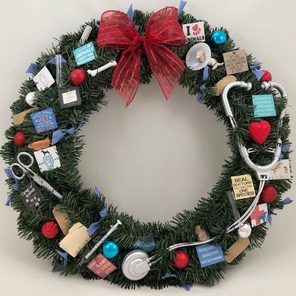 Veterinarian Wreath - Etsy