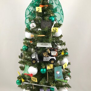 Golf / Golfer Themed24 Christmas Tree - Etsy