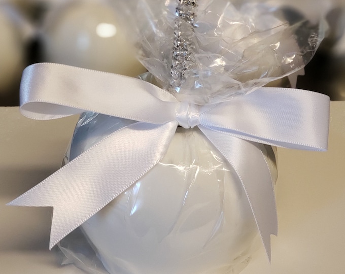 White Candy Apples - Etsy