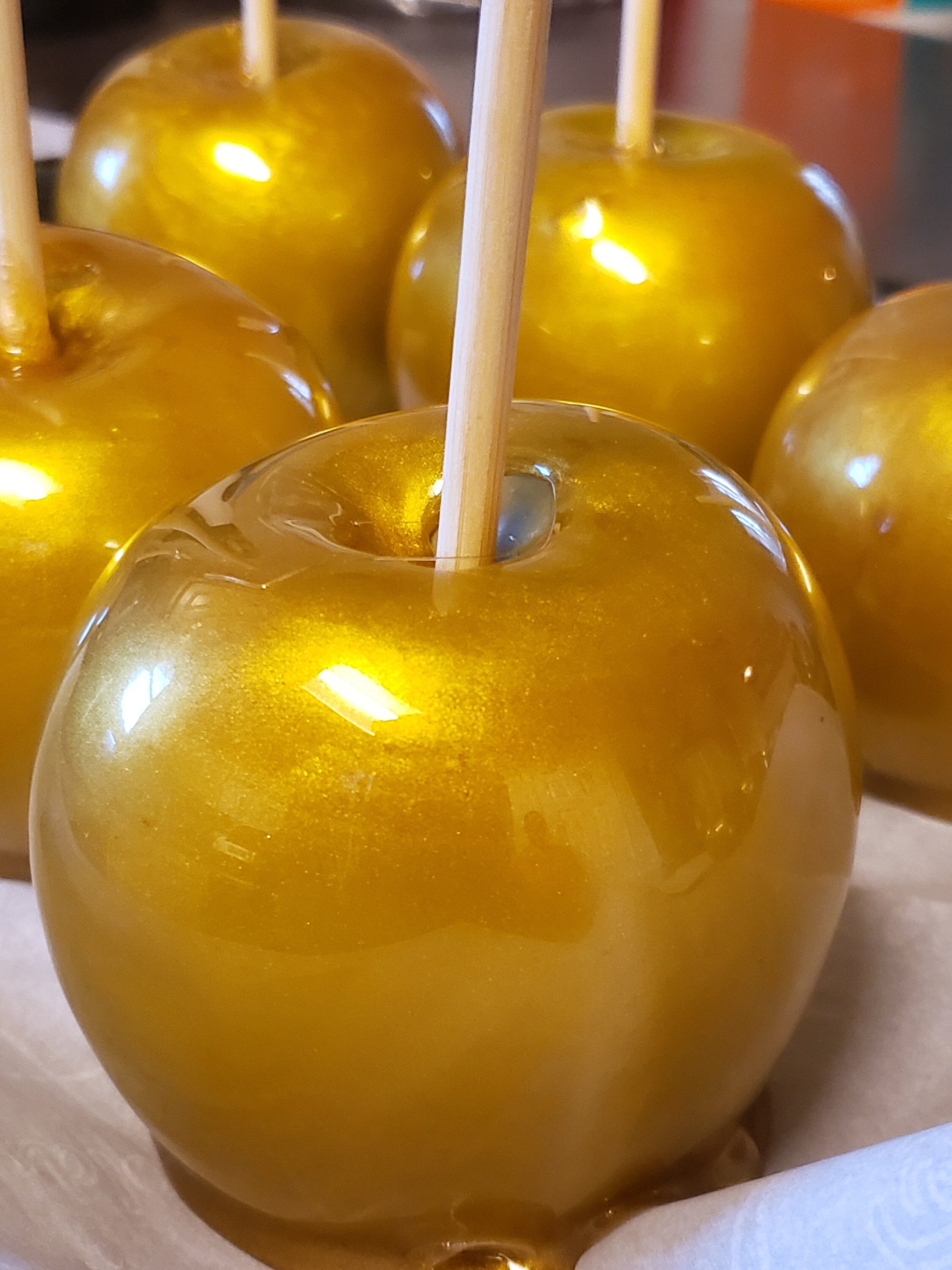 Gold Candy Apples - Etsy