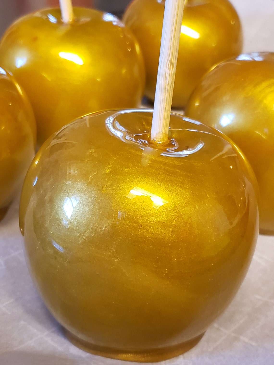 Gold Candy Apples - Etsy