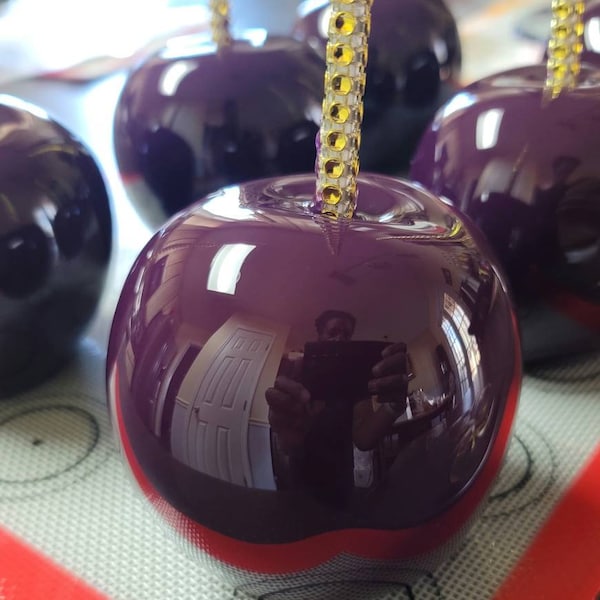 Purple Candy Apple - Etsy