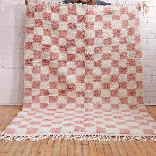 Checkered Rug - Etsy