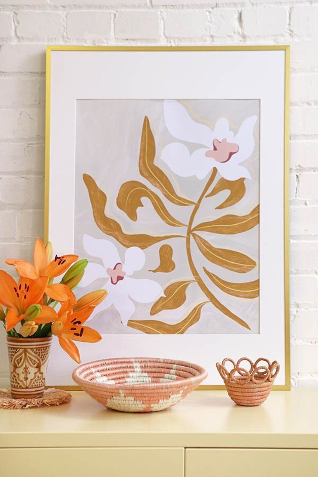 16x20 Floral Poster by Artist Lay Hoon - Etsy