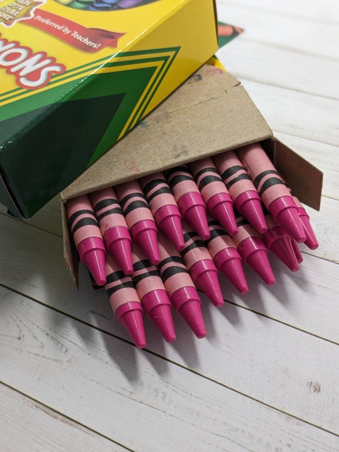 Pink Carnation Crayola Crayons | 24 Crayons | SAME Color | Bulk Crayons ...