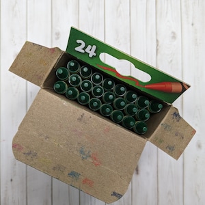 Green Crayola Crayons | 24 Crayons | SAME Color | Bulk Crayons - Etsy
