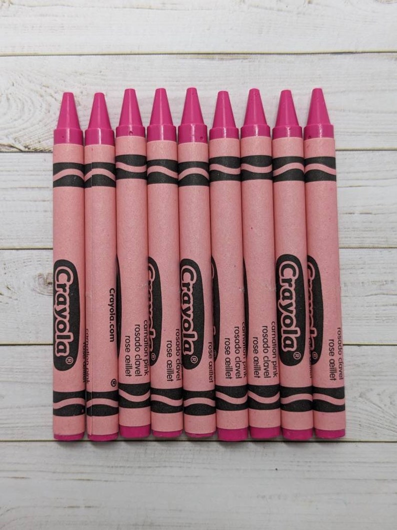 Pink Carnation Crayola Crayons | 24 Crayons | SAME Color | Bulk Crayons ...