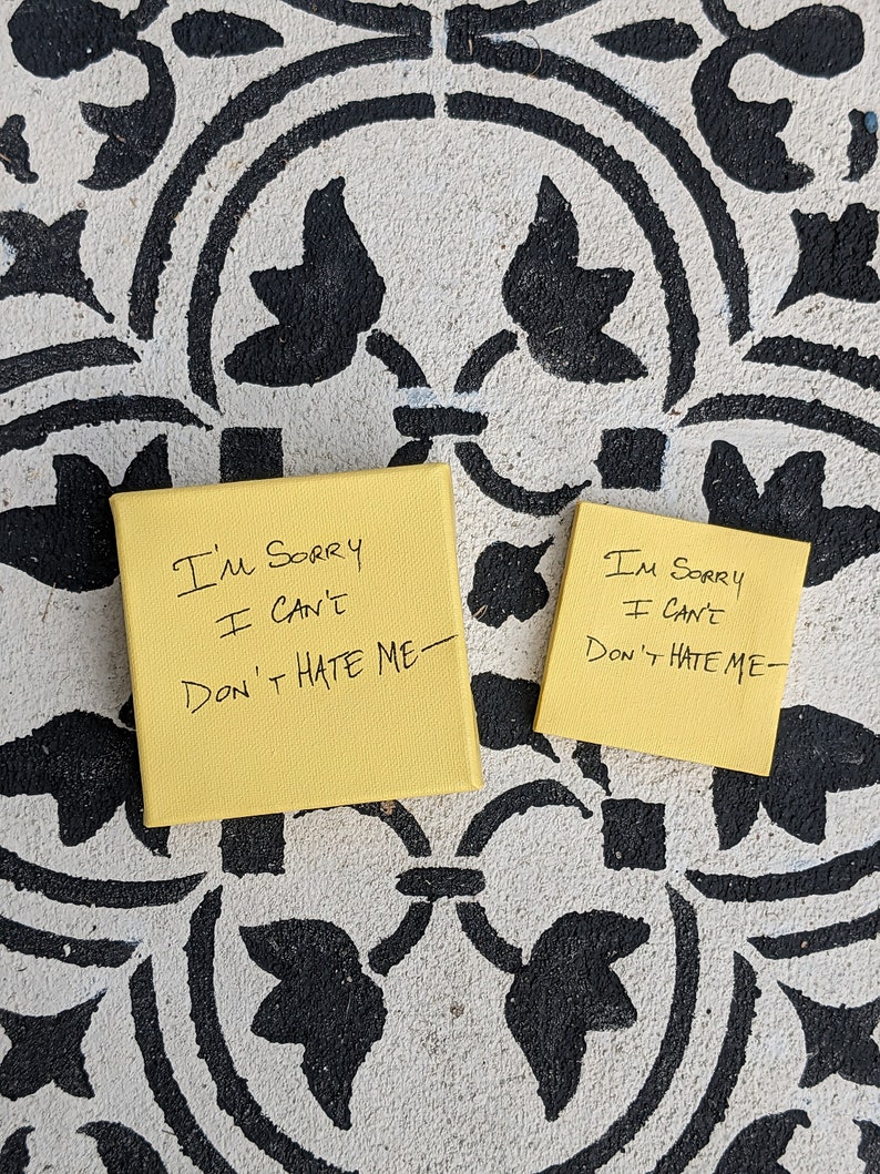 Sex and the City | Berger Breakup Post-It Note Canvas Painting or ...