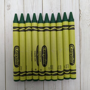 Green Crayola Crayons | 24 Crayons | SAME Color | Bulk Crayons - Etsy