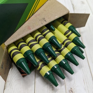 Green Crayola Crayons | 24 Crayons | SAME Color | Bulk Crayons - Etsy