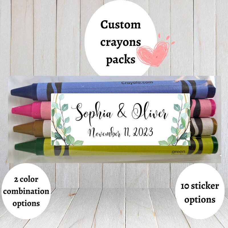 Personalized Crayons - Etsy