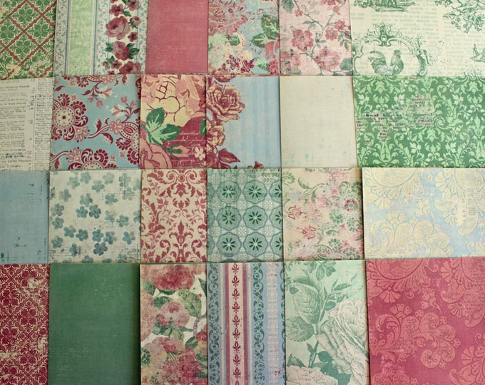 The French Country Stack by DCWV Collection 6x6 Paper Pack 48 - Etsy