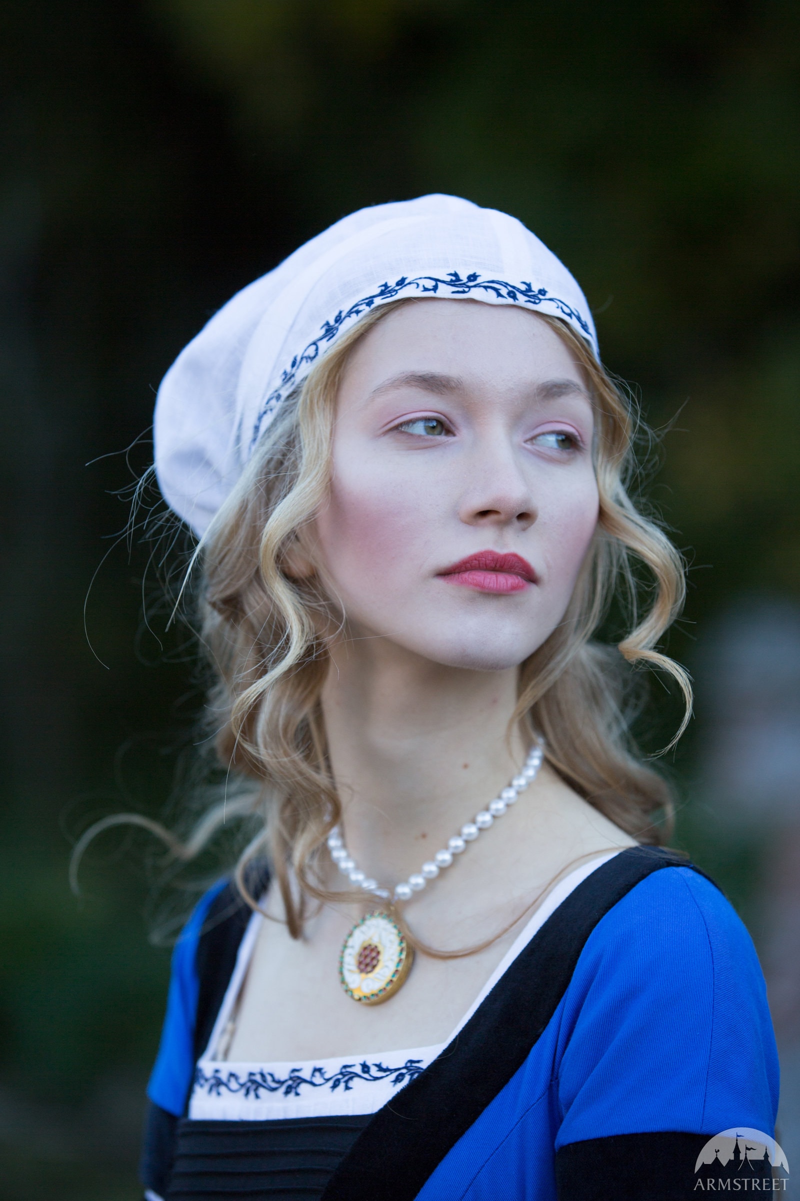 Women's Coif renaissance Memories Linen Hood St. | Etsy UK