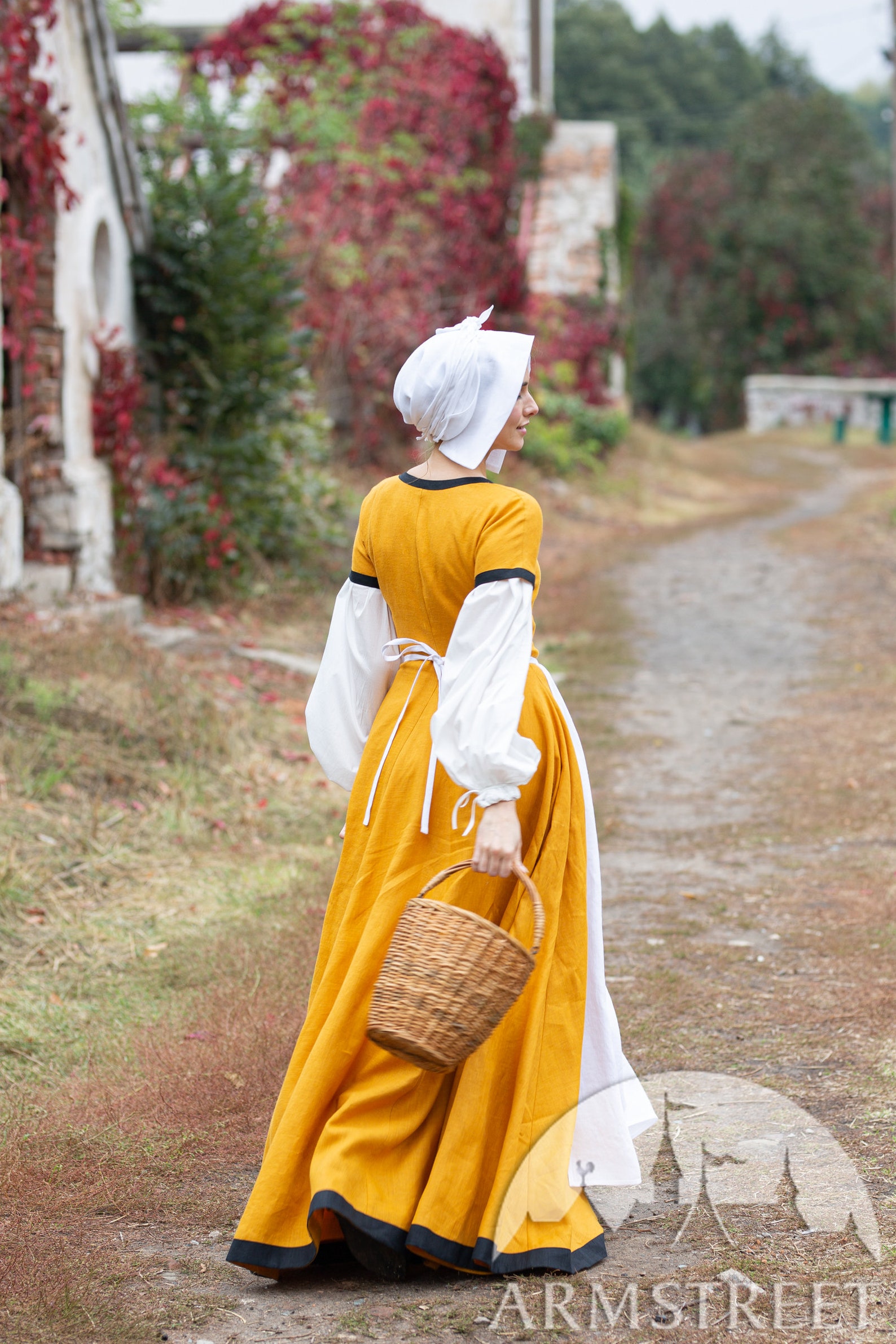Medieval Apron Made of Flax Linen townswoman Womens Apron - Etsy