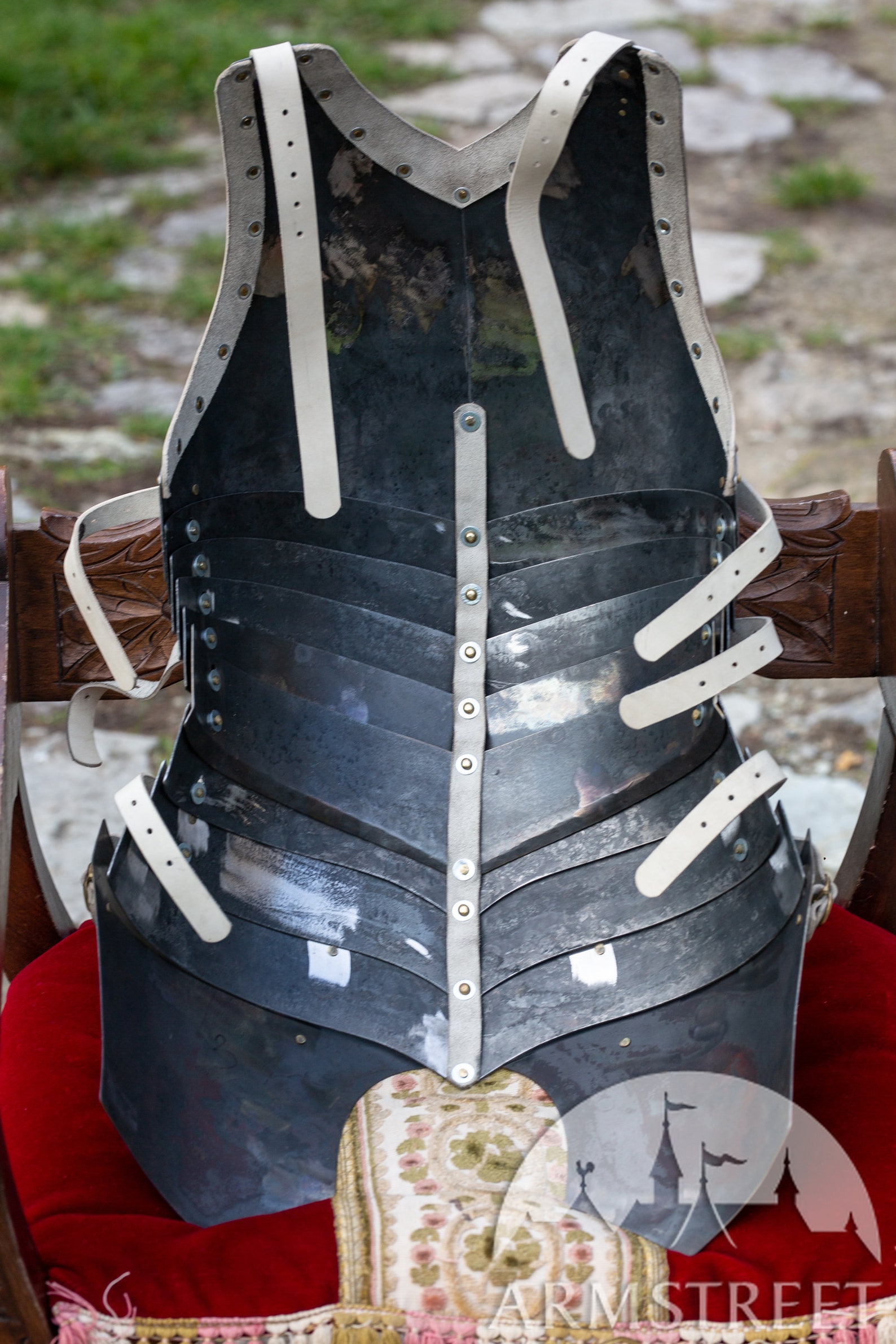 Female Spring Steel Cuirass With Tassets Morning Star Etsy