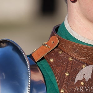 Medieval Gorget Neck Armor Leather Gorget | Etsy UK