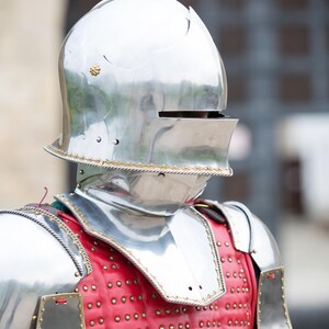 Armstreet Medieval Bevor With Sallet Gorget the Kingmaker LARP SCA ...