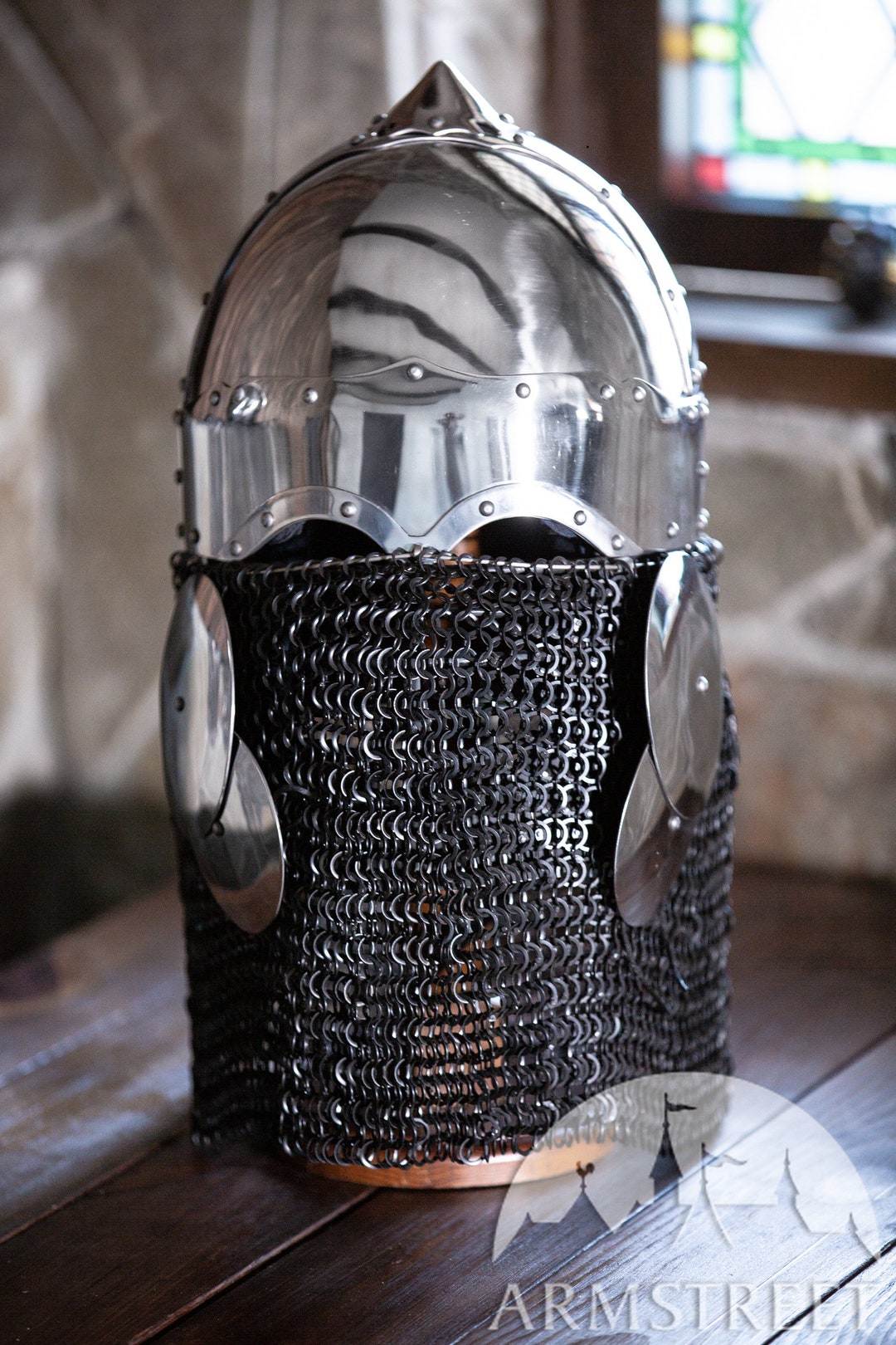 Armstreet Eastern Style SCA Asian Helmet shadrino LARP Cosplay ...