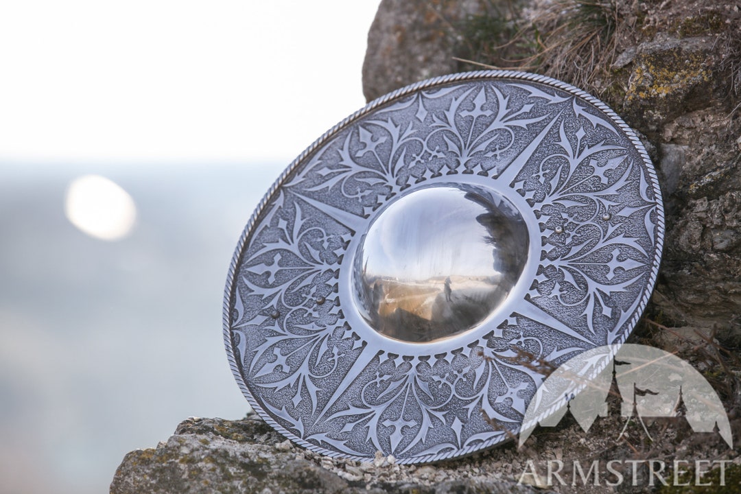 Armstreet Buckler Shield hound of War Medieval Historical Reenactment ...