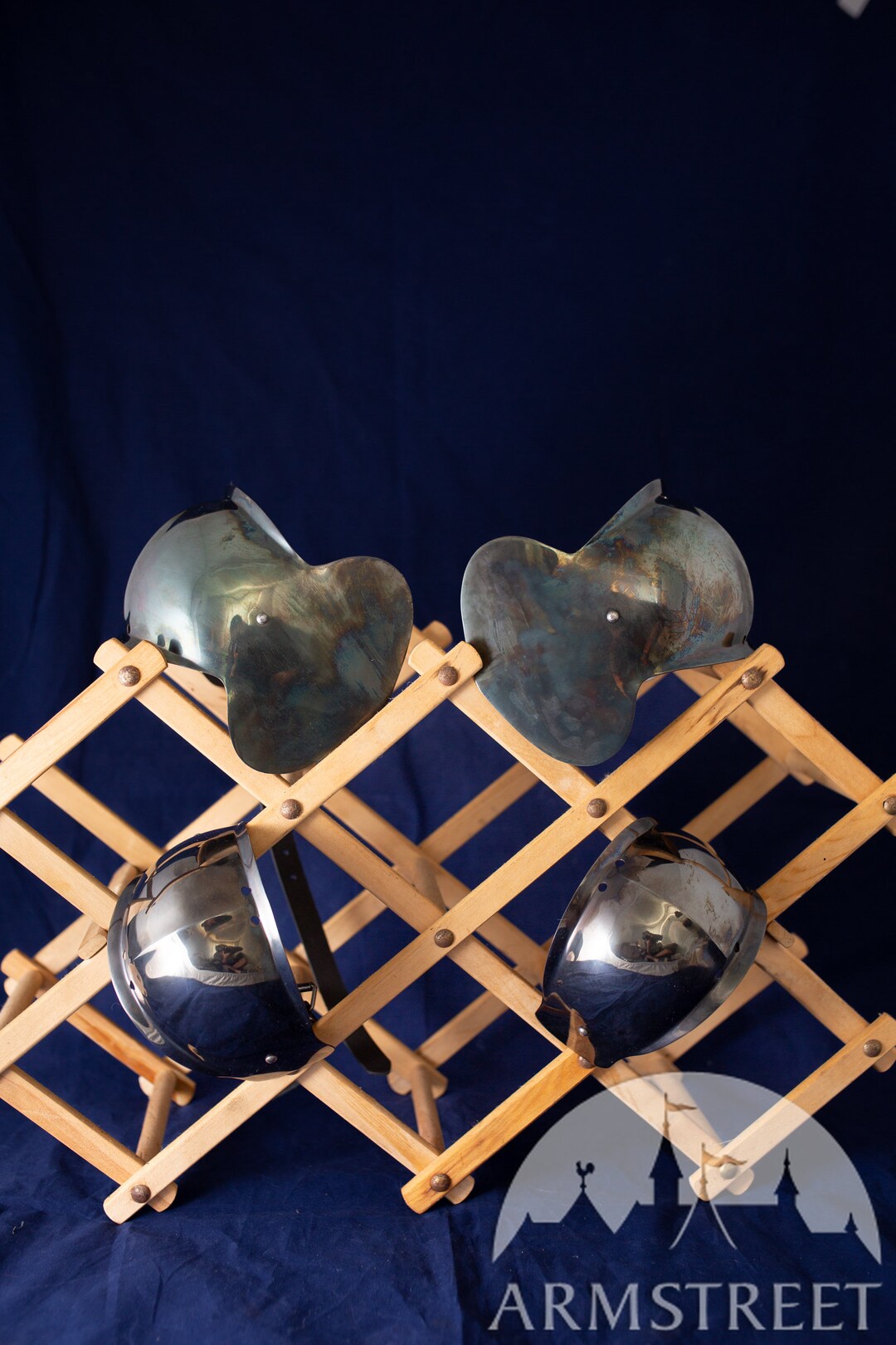 Armstreet Set of Tinted Swordplay Hardened Cops Elbow & Knee Protection ...