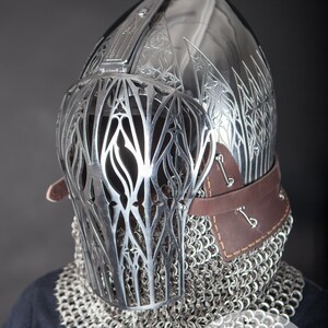 Helm Visor trefoil Steel Visor - Etsy