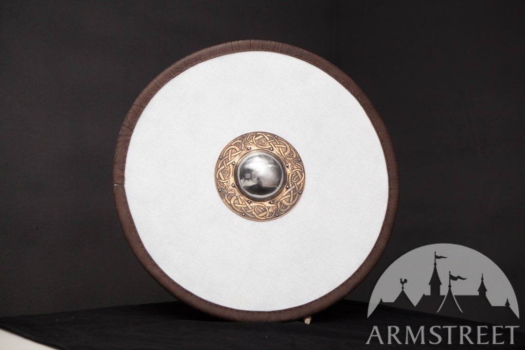 Armstreet Medieval Viking Shield for Further Painting Medium Size ...
