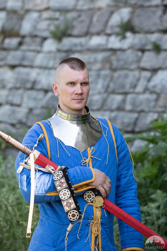 Gothic Gorget With Roped Edge and Articulation Neck | Etsy