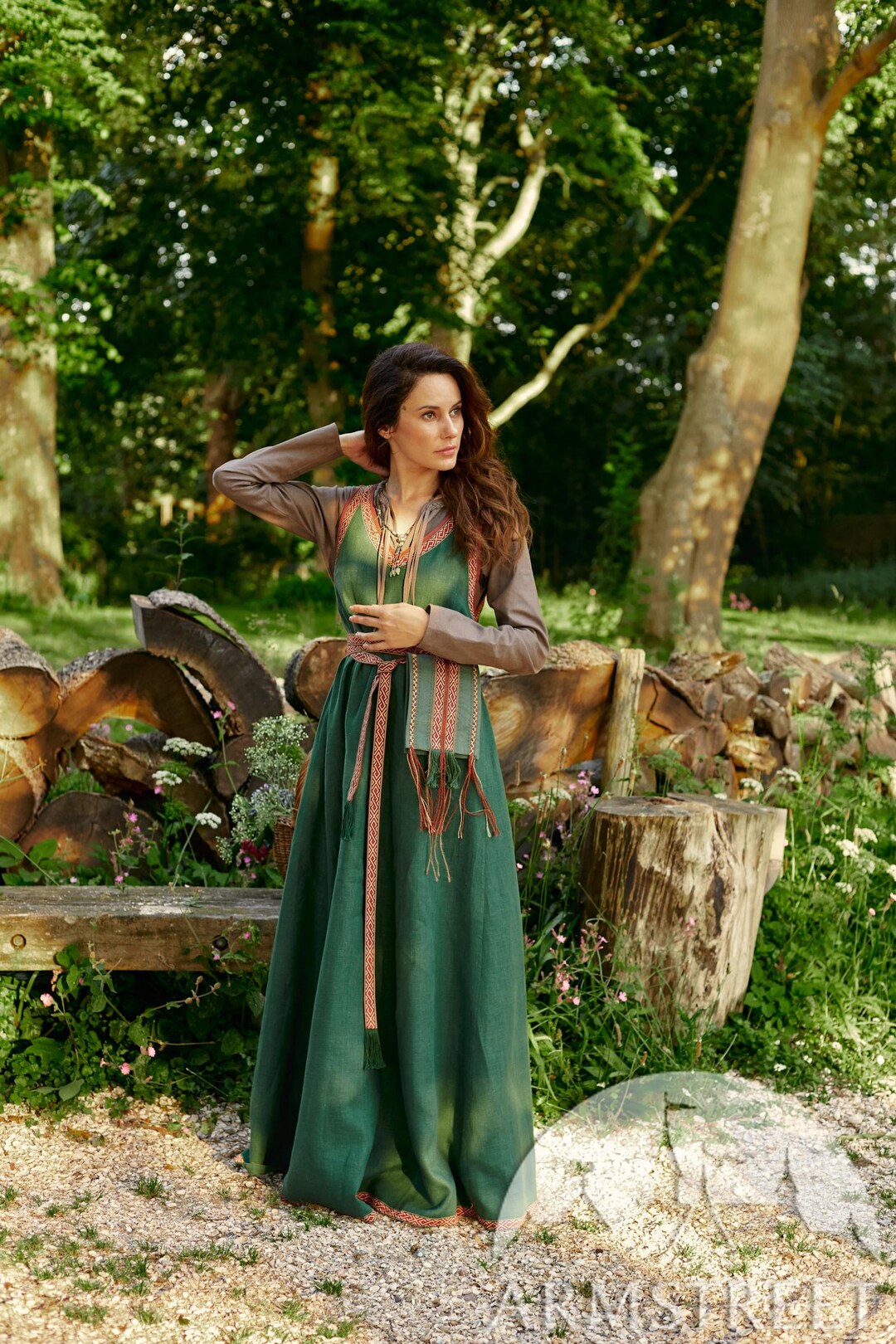 Armstreet Viking Sleeveless Overtunic With Trim & Accents ilse the ...