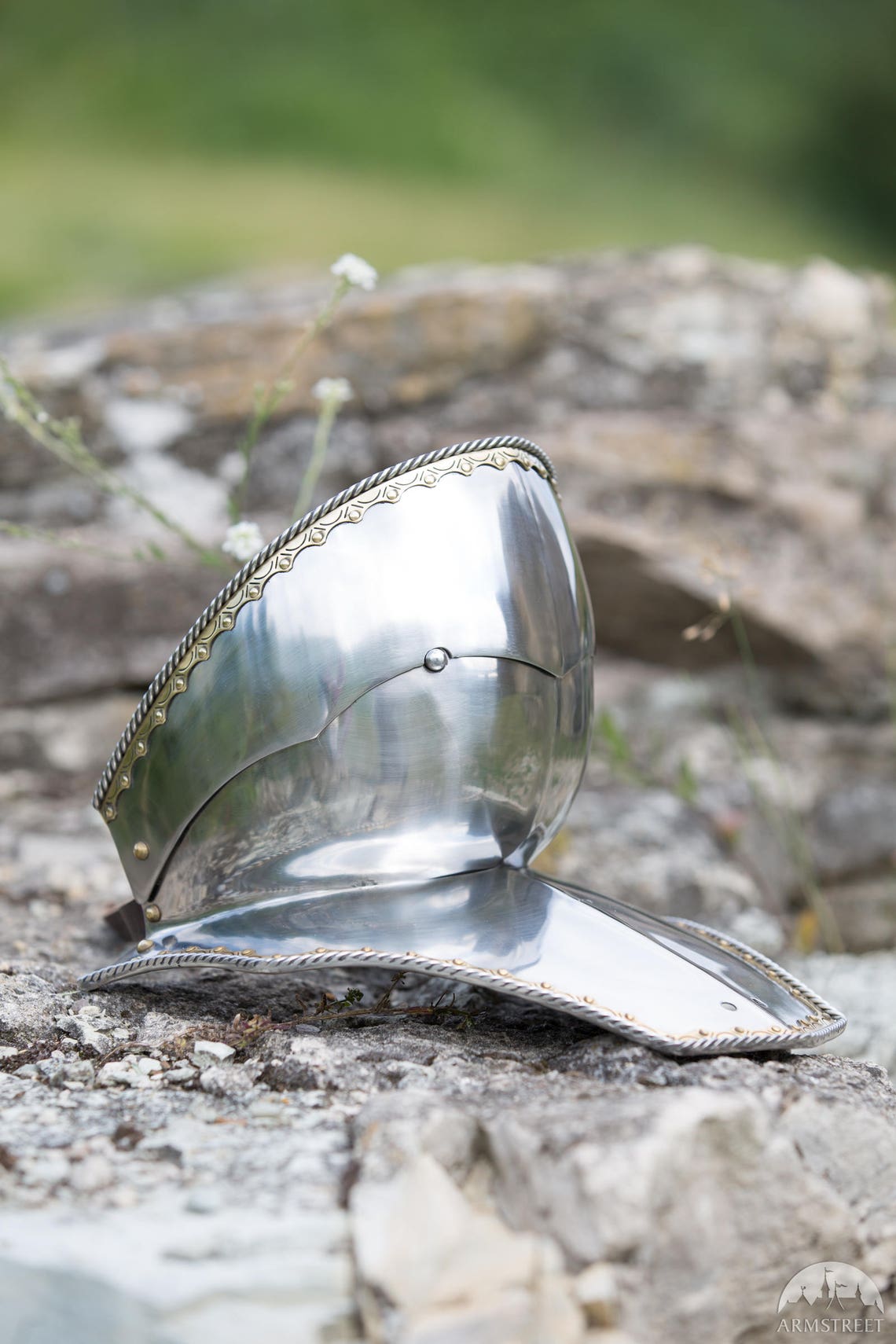 Bevor Gorget The Kingmaker Bevor Armour Steel | Etsy