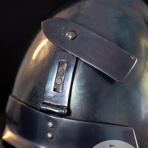 Armstreet HEMA/WMA: Sitten Bascinet Klappvisor Helmet Spring Steel 14th ...