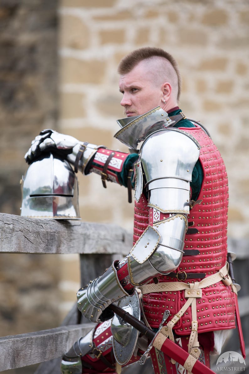 BUY 2-15% OFF Bevor with Sallet Gorget The | Etsy