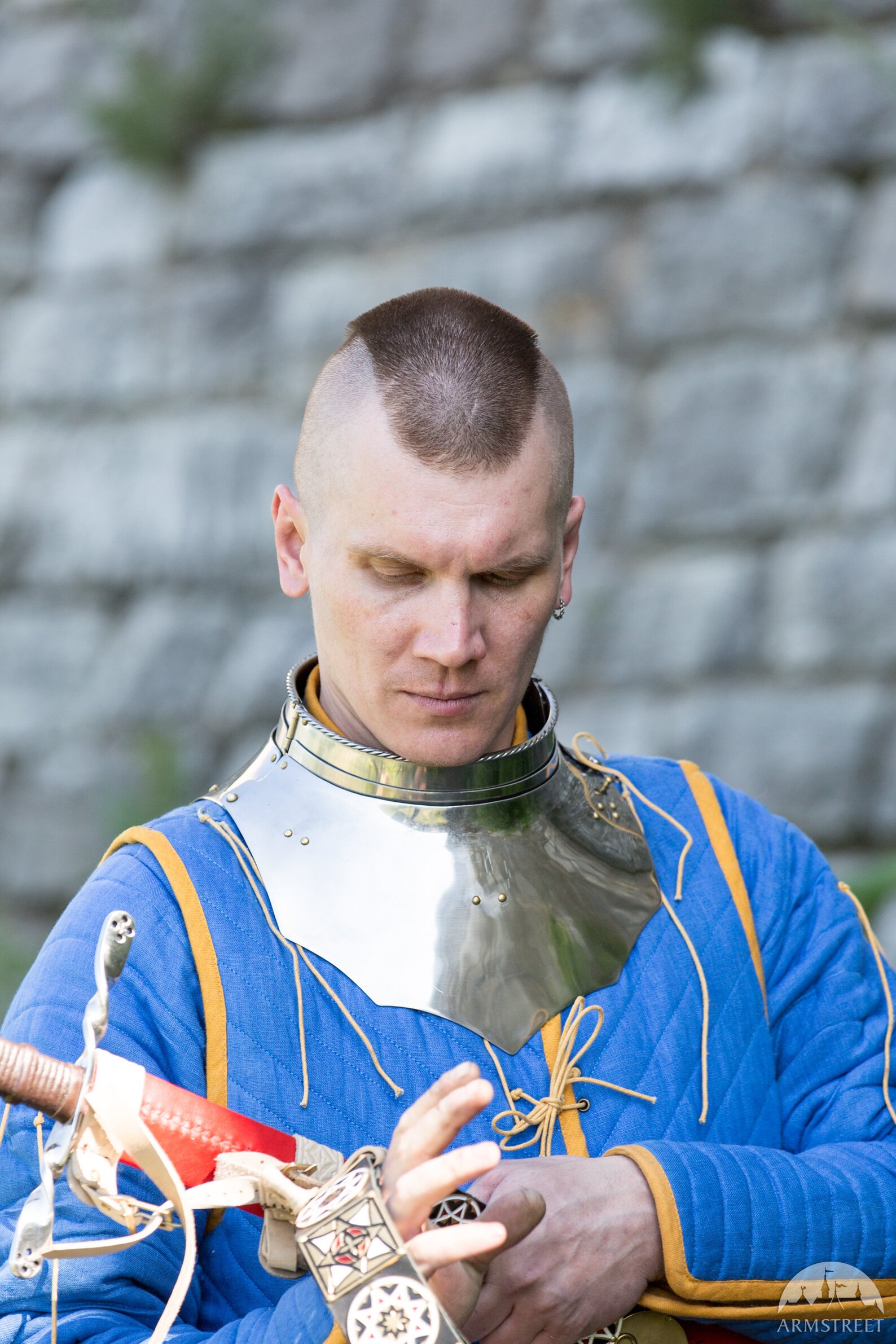 Gothic Gorget With Roped Edge and Articulation Neck - Etsy