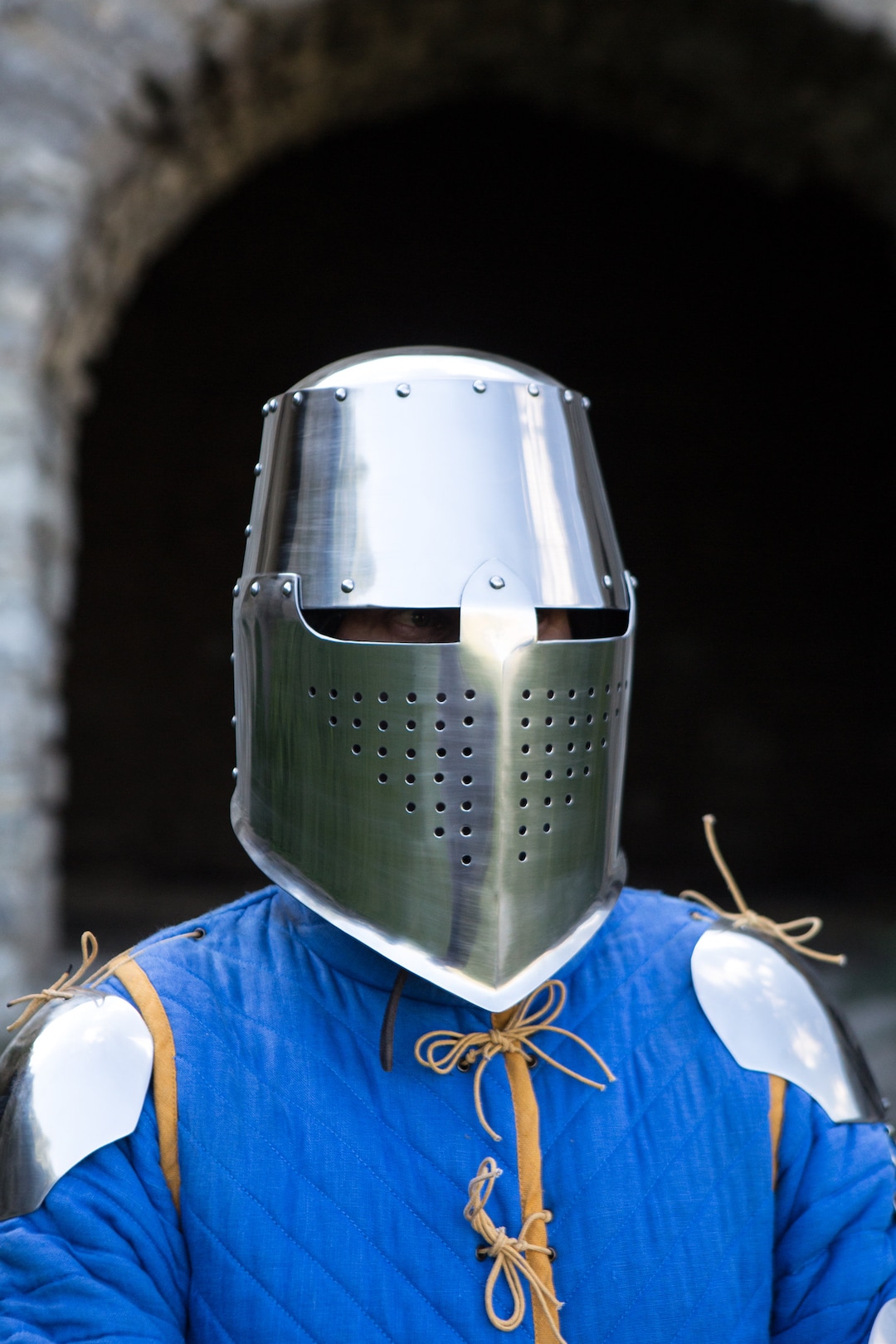 Armstreet Functional Classic Top Helmet Tophelm LARP SCA Cosplay ...