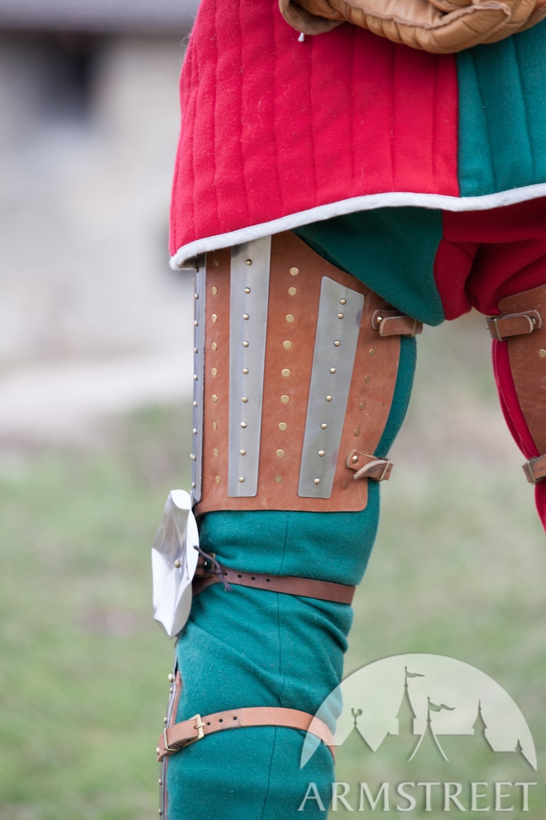 Medieval Leg Armor hound of War Sca Men's - Etsy