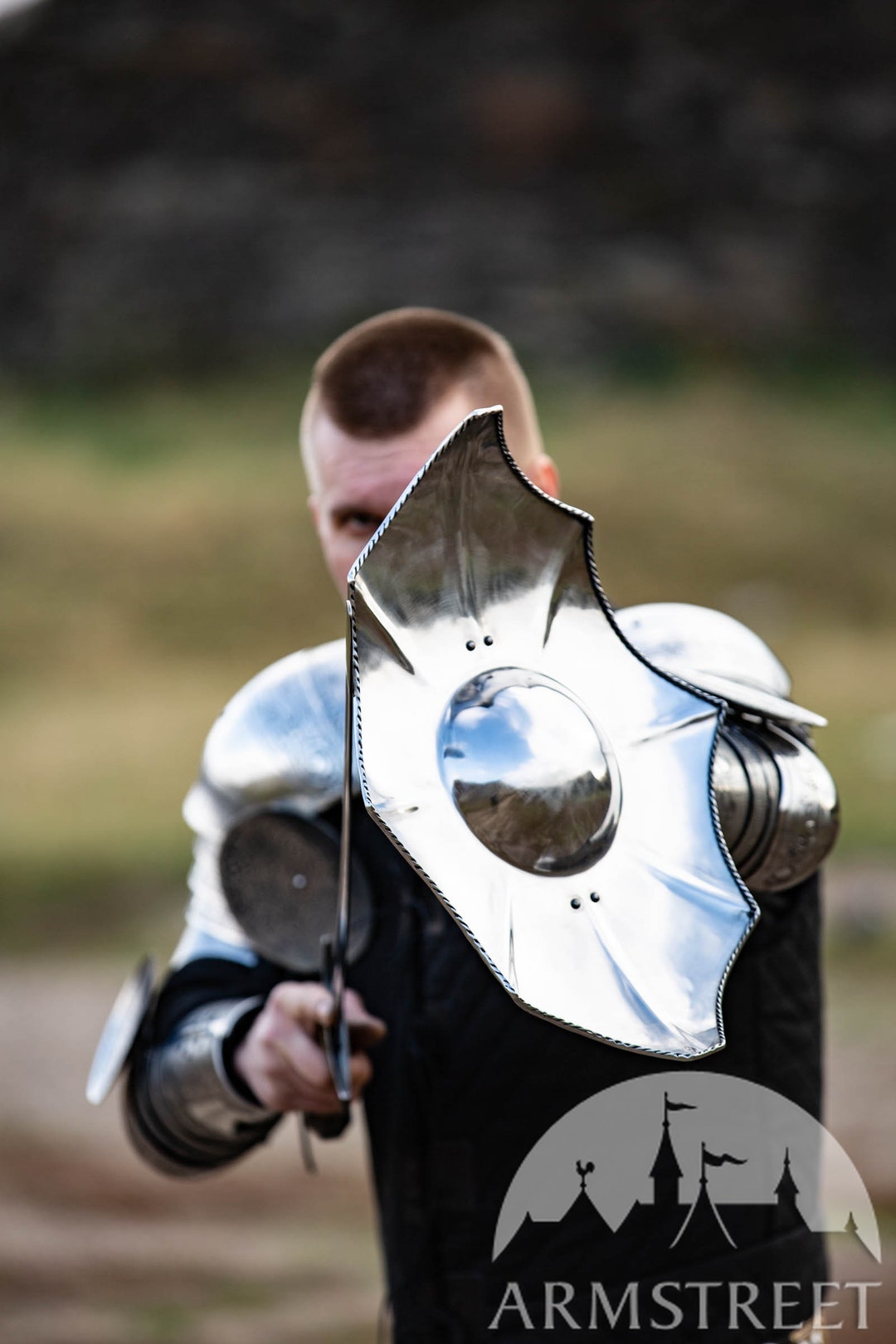 Small Viking Medieval Shield Medieval Fighting Buckler XV - Etsy