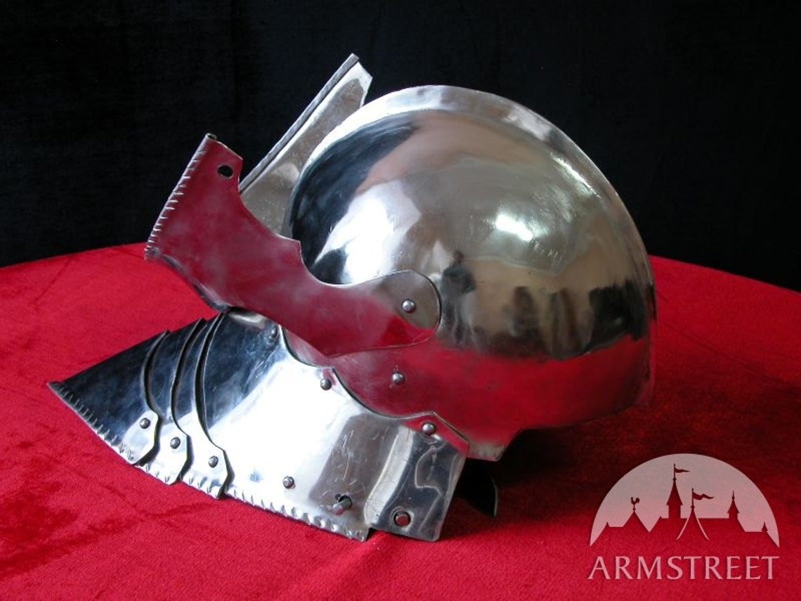 Medieval Helmet Armor Sallet Functional Armor - Etsy