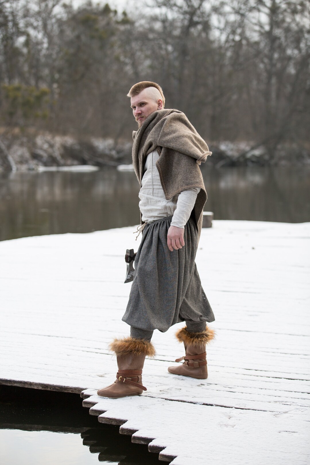 Armstreet Viking Wool Blend Baggy Pants olegg the Mercenary LARP SCA ...